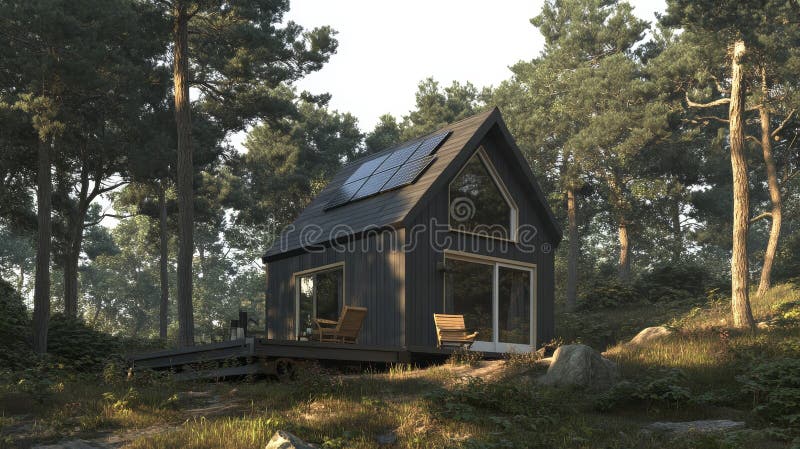 Seaside Vistas Inspire Tiny House Plans, Designs, and Ideas Stock Photo ...