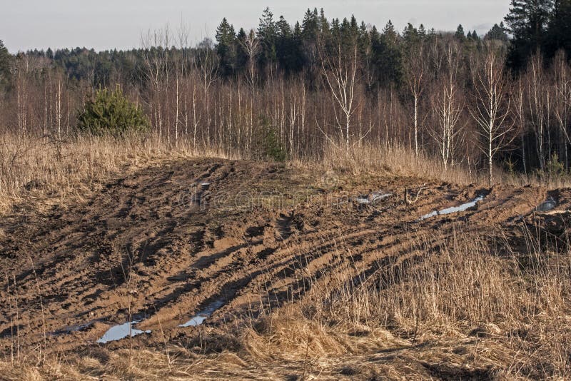 Season of bad roads stock image. Image of earth, travel - 82765715