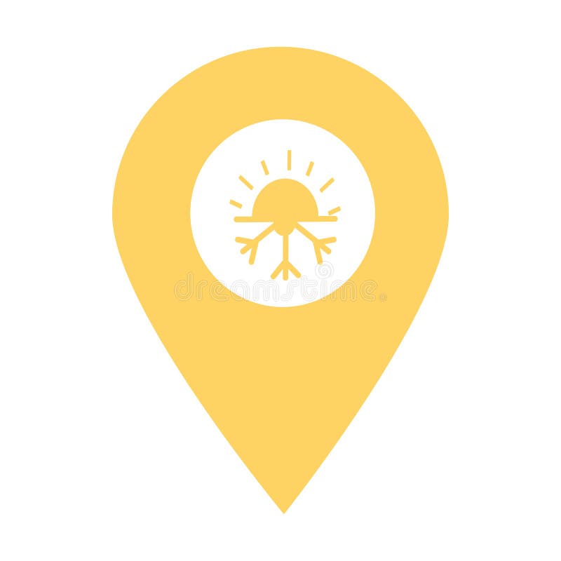 Season Location Map Pin Pointer Icon. Element of Map Point for Mobile Concept and Web Apps Stock ...