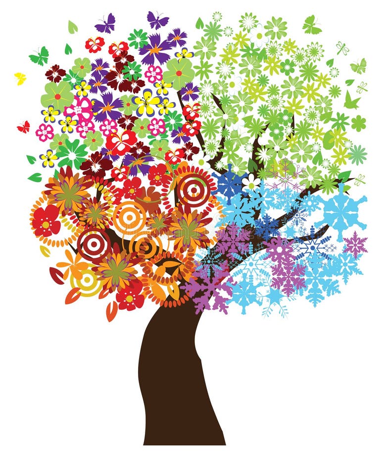 Tree Cold Season Stock Illustrations – 218,228 Tree Cold Season Stock ...