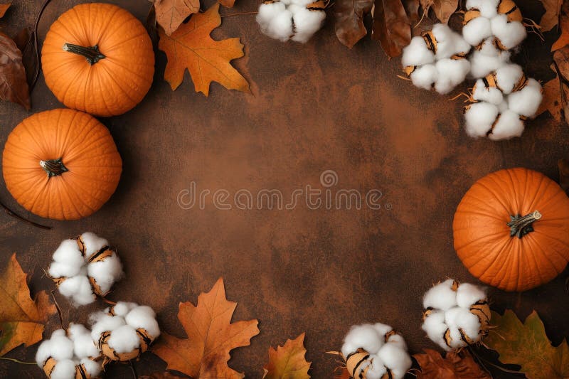 Seasonal Arrangement with Fall Leaves, Pumpkins, and Decorative ...