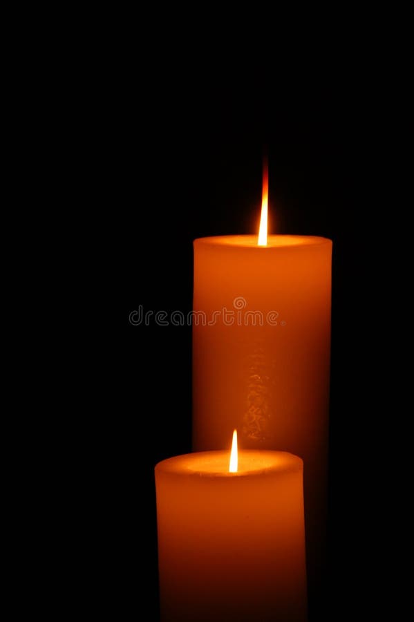 Seasonal Candle Portrait Picture. Image: 1397816