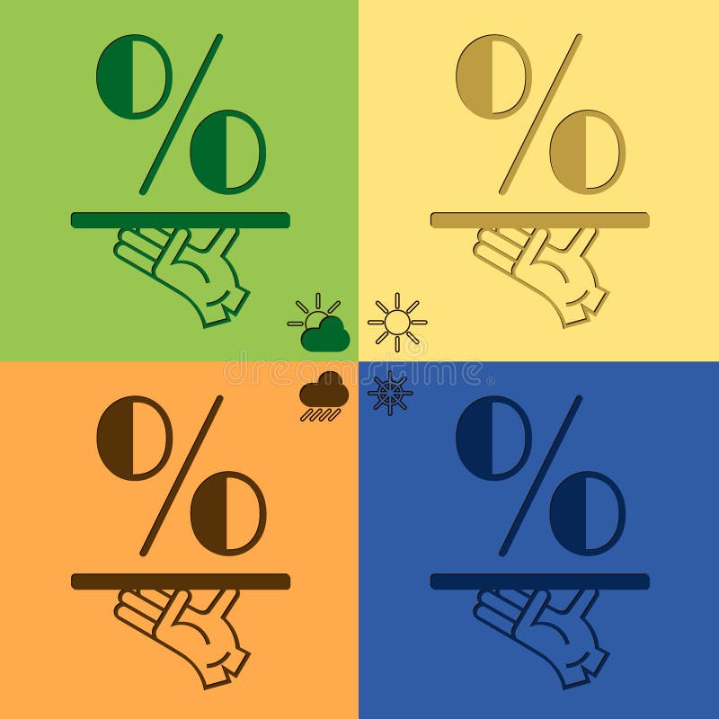 Seasonal discounts stock vector. Illustration of vector - 46335767