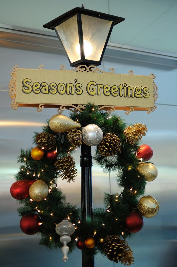 Seasonal Greeting sign stock image. Image of sign, holiday - 7369323