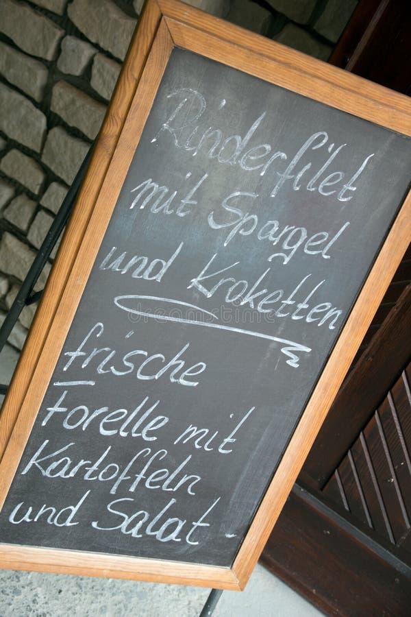 Seasonal menu stock photo. Image of outdoor, croquettes - 42598434