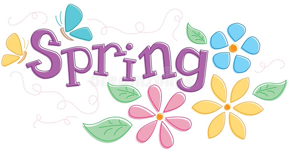 Seasonal Spring Graphic stock vector. Illustration of growth - 3476675