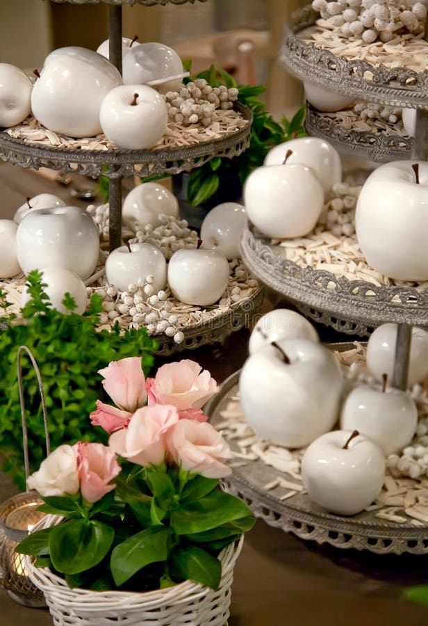 Seasonal Table Setting with Small Pumpkins Stock Photo - Image of ...