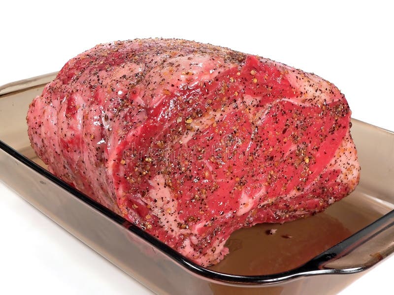 A seasoned Prime Rib stock image. Image of bake, prime - 1720731