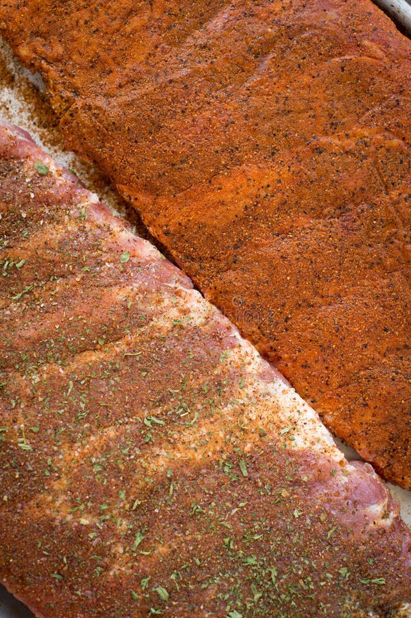 Seasoned Ribs Ready To Grill Stock Image - Image of grilled, summer ...