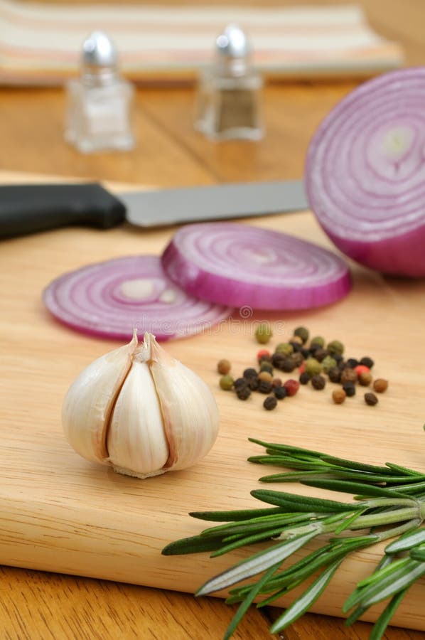 Seasoning ingredients stock photo. Image of culinary, onion - 7400378