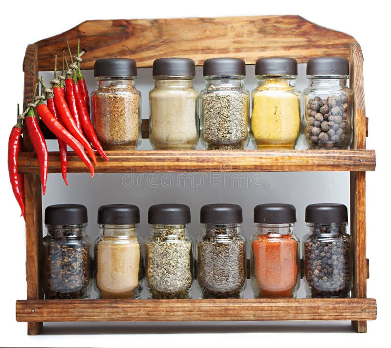 Seasonings stock photo. Image of sweet, shelf, cayenne - 14196702
