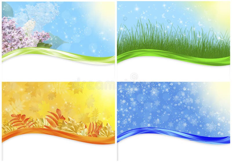 Same Four Seasons Stock Illustrations – 18 Same Four Seasons Stock ...