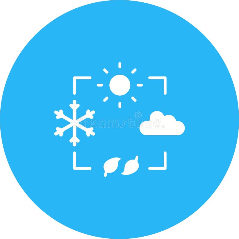 Seasons icon vector image. stock vector. Illustration of autumn - 304878414