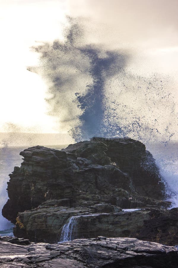 Seaspray stock image. Image of wind, kernow, water, shutter - 28149077