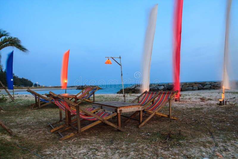 Seat the beach stock image. Image of outdoor, lamp, travel - 36080793