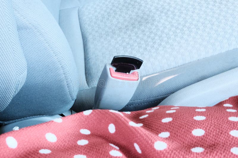 Seat Belt Buckle. Security System in the Car Stock Image - Image of ...
