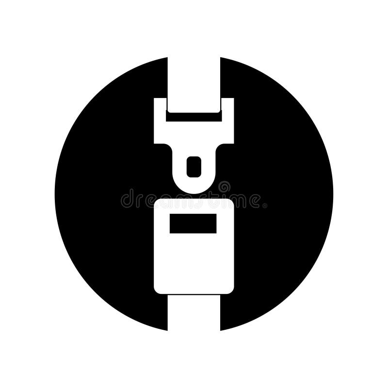 Seat belt logo stock illustration. Illustration of road - 316905445