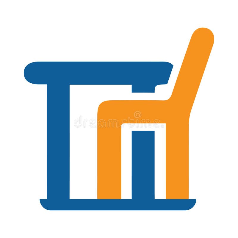 Seat, Chair, Bench, School Bench, Table, Desk, School Student Desk Icon ...