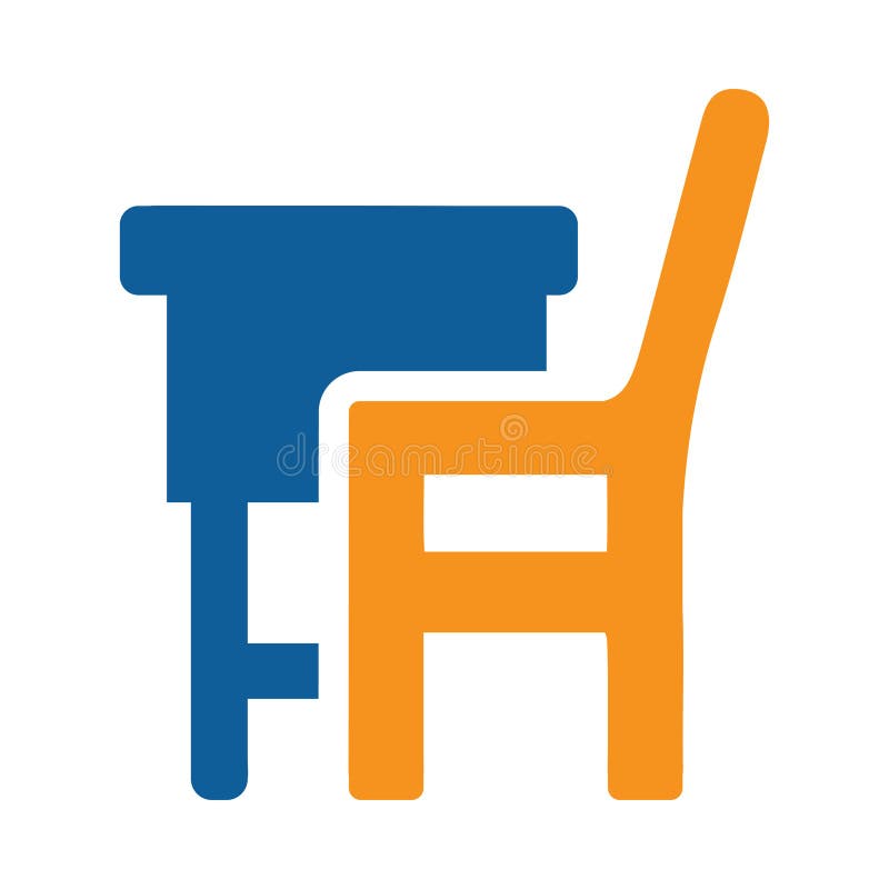 Seat, Chair, Bench, School Bench, Table, Desk, School Student Desk Icon ...