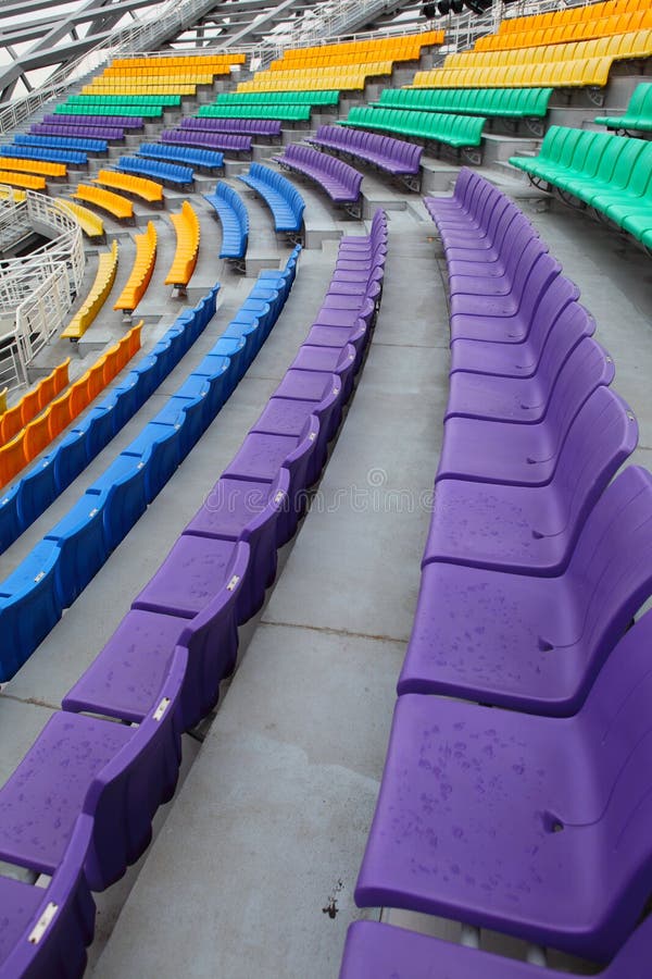 Color Seat Pattern stock image. Image of stadium, empty - 27685045