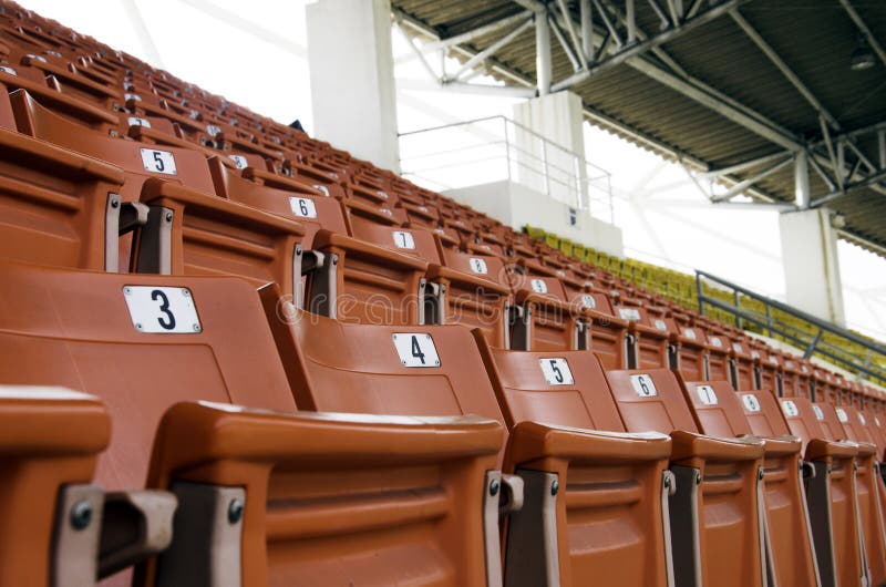 Seat grandstand. stock photo. Image of field, pattern - 32778566