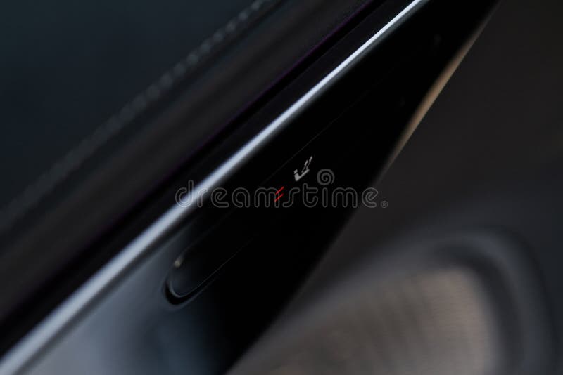 Seat Heating Controller Buttons Close Up View. Stock Photo - Image of ...