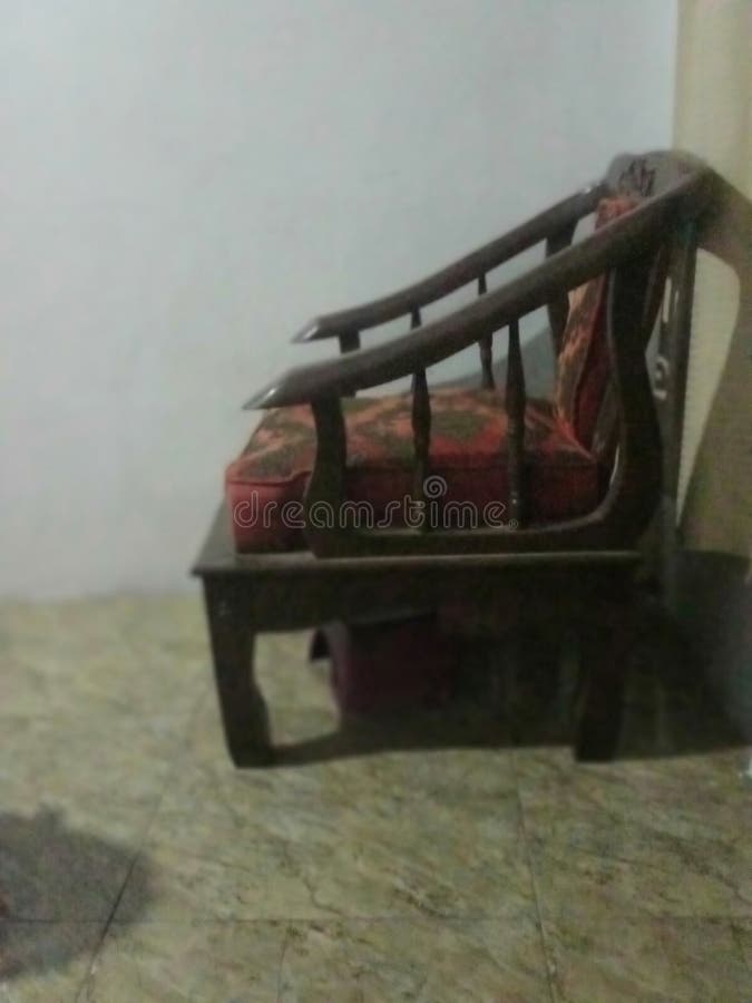 The Seat in the House is Simple but Beautiful Stock Image - Image of ...