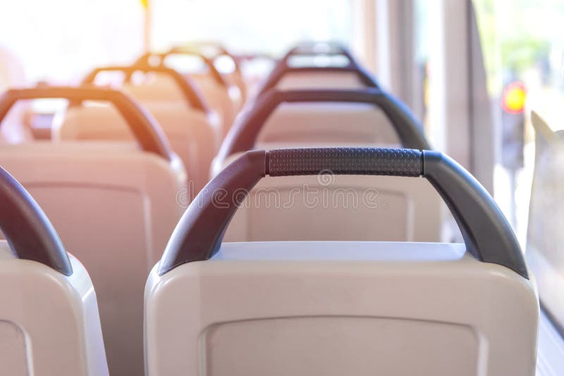 Seat Places in Back Side of Modern Bus Stock Image - Image of rapid ...