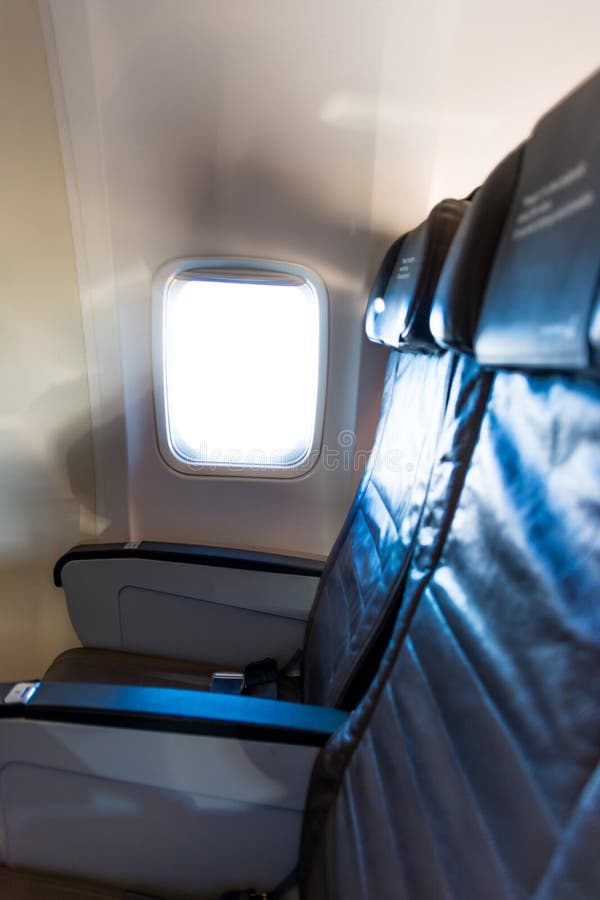 Seat Row Airplane stock image. Image of window, plane - 41846501