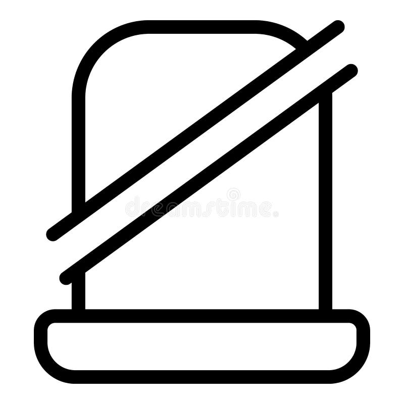 Seat Strap Icon Outline Vector. Safe Drive Stock Illustration ...