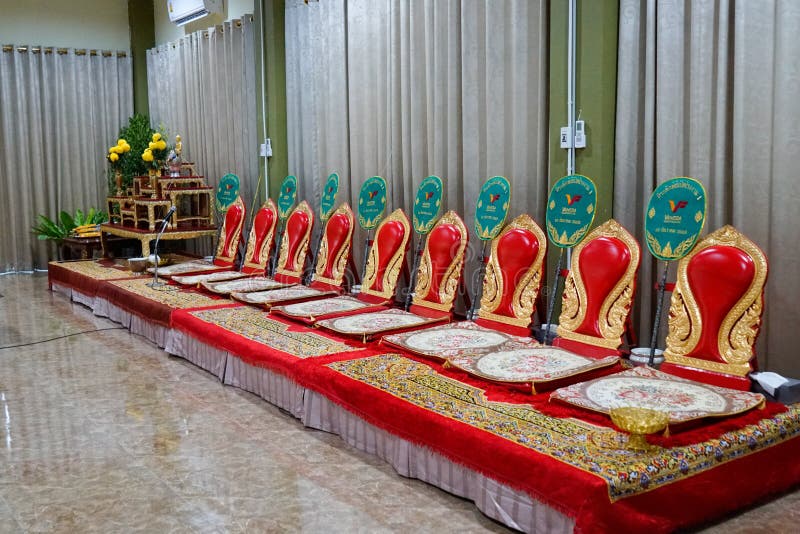 Seat of Thai monk stock photo. Image of buddhism, meditation - 134760520