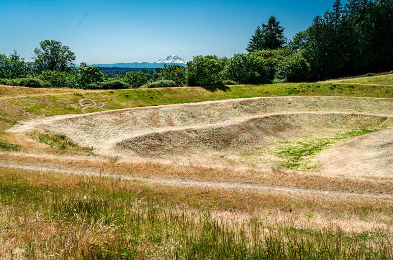 Seatac Johnoson Pit Park 7 stock photo. Image of landscape - 387082436