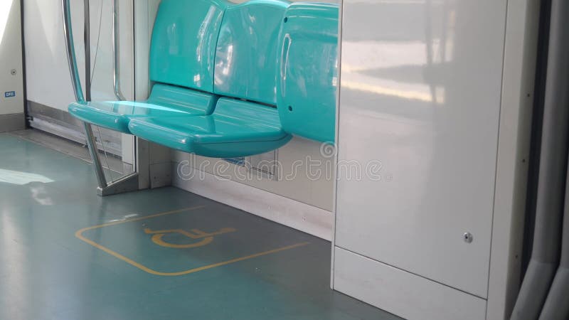The Seating Area in a Modern Train Comes Equipped with Essential ...
