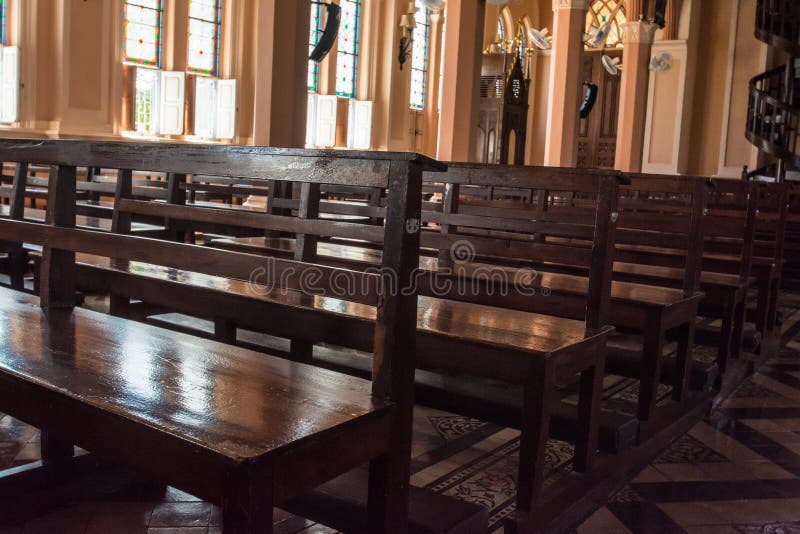 Seating in Church ,Thailand Editorial Stock Photo - Image of outdoor ...