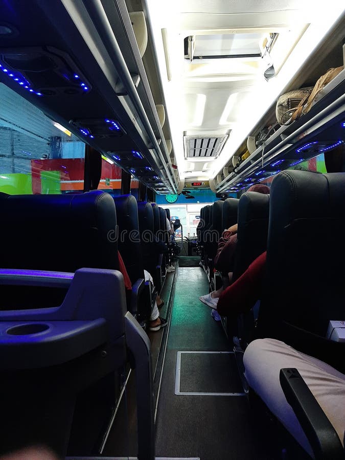 Seating Inside the Bus editorial image. Image of baggage - 264759355