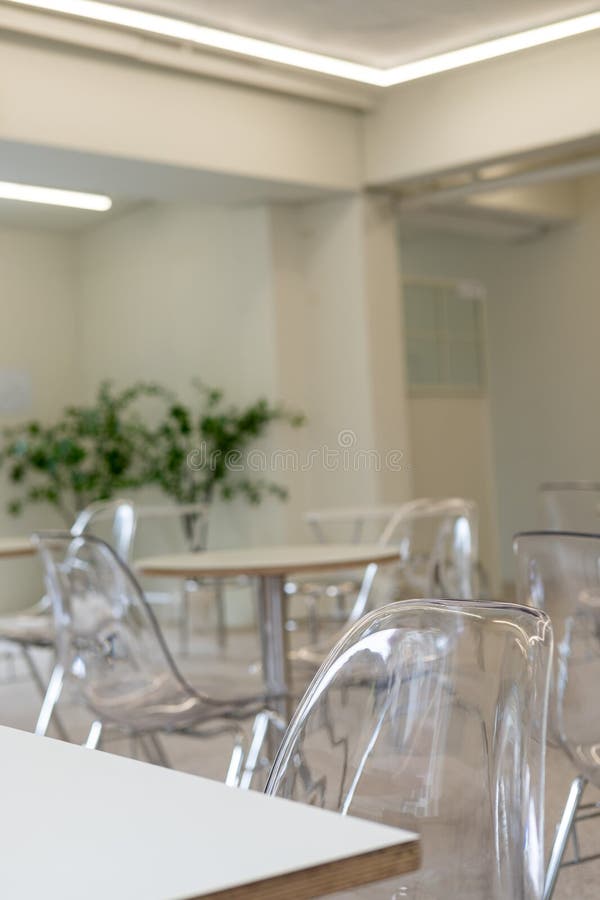 Seating Inside the Cafe or Restaurant Stock Photo - Image of light ...