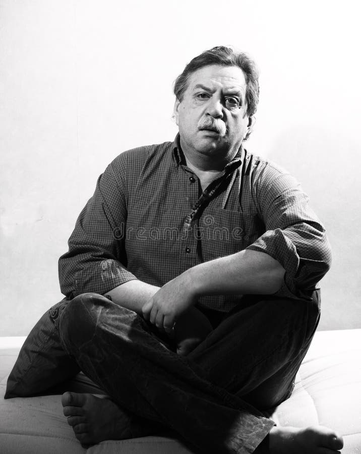 Seating man stock photo. Image of adult, facial, aged - 28529928