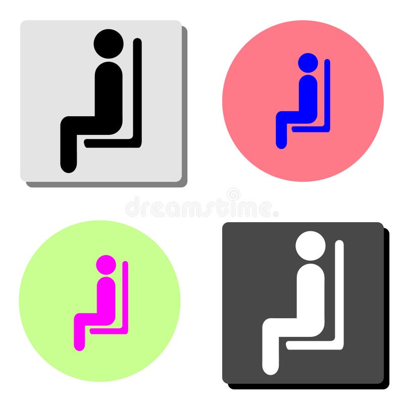Seating Icon In Trendy Design Style. Seating Icon Isolated On White ...