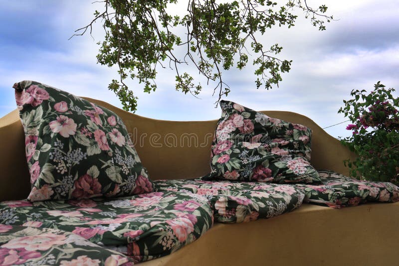 Seating in Nature stock photo. Image of cozy, creativity - 119311236