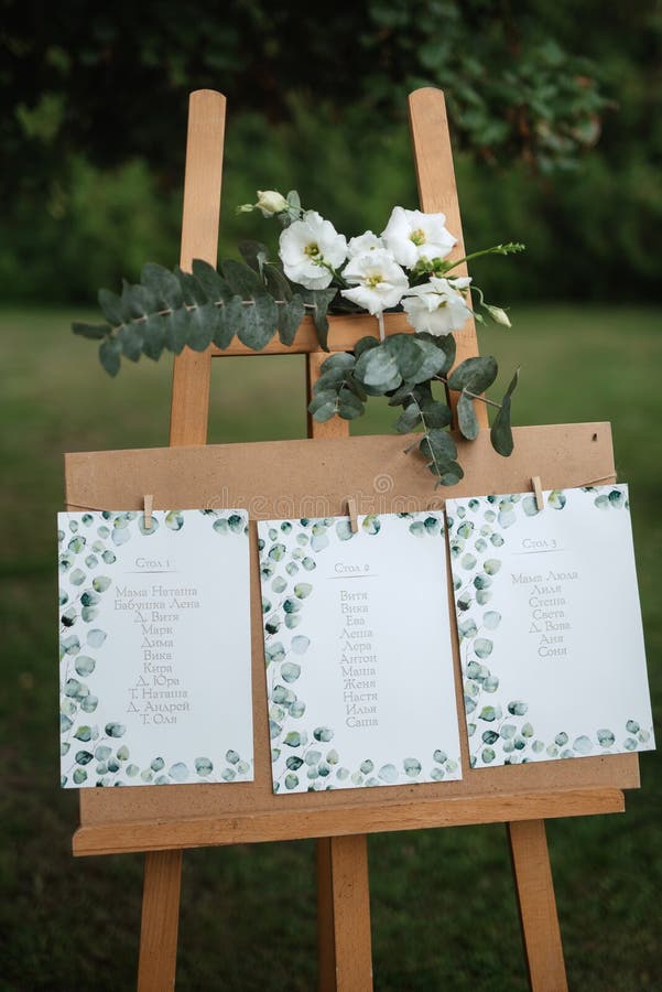 Seating Plate for Restaurant Guests Stock Photo - Image of entrance ...