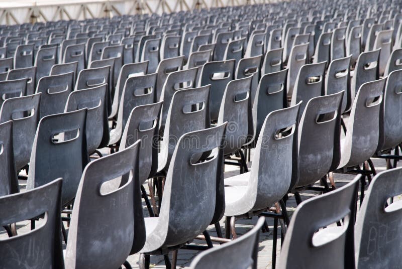 Seats stock image. Image of seating, plastic, multiple - 10413865