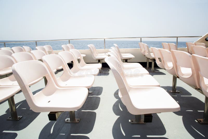 Seats on boat stock image. Image of passenger, abstract - 57462879
