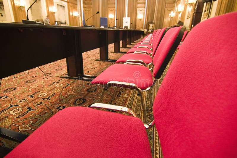 Seats in conference hall stock image. Image of seats, deserted - 4100013