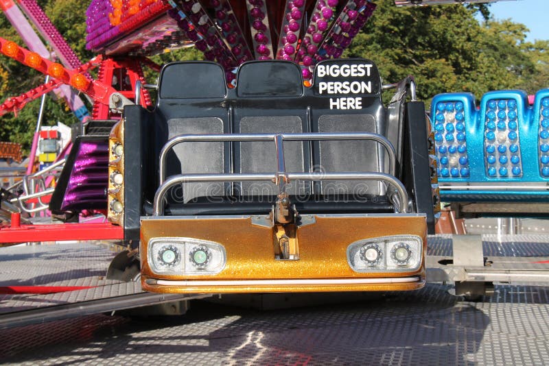 Fun Fair Ride. stock image. Image of fast, leisure, happy - 178659437
