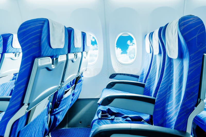 Seats and Folding Table stock photo. Image of plane, modern - 63050832