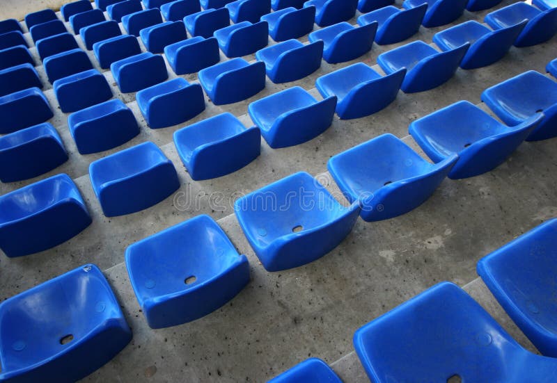 Seats in stadium stock image. Image of soccer, fans, crowd - 130157