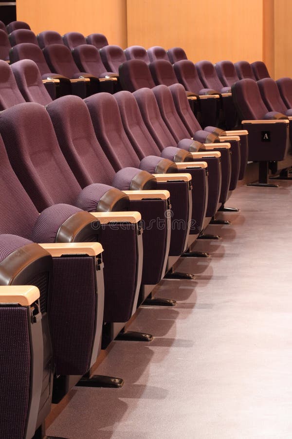 Seats in Theater stock image. Image of lush, seat, confortable - 26959571