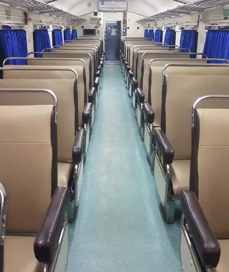 Seats in the Train stock photo. Image of transfortatation - 370399490