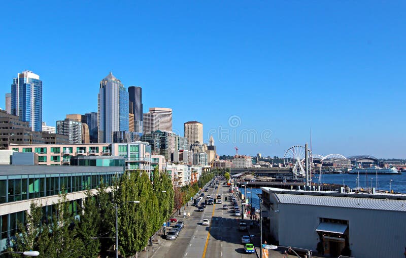Seattle stock photo. Image of great, seattle, cityscape - 26230362