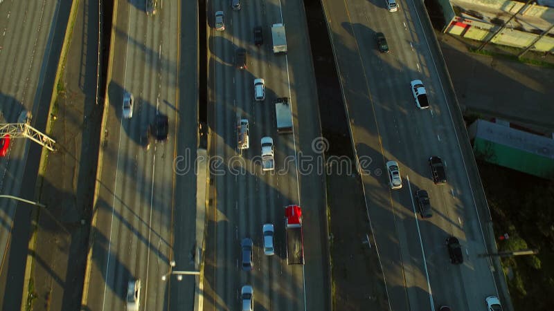 Seattle Aerial stock video. Video of busy, industrial - 53735641